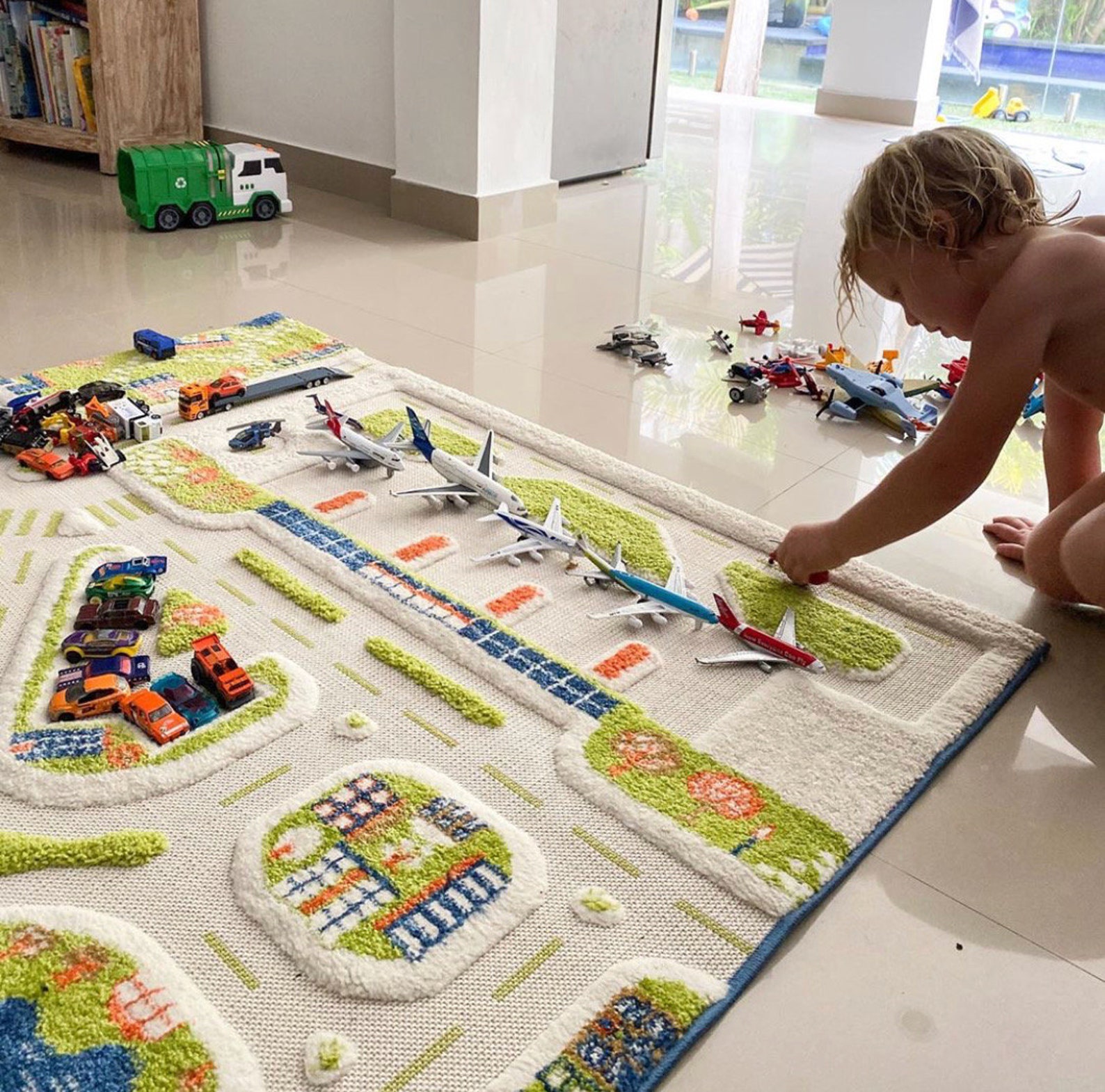 IVI 3D Mini City Nursery Toddler & Kids Montessori Play Mat | Etsy