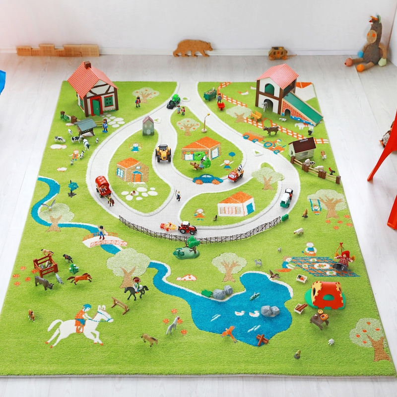 Farm Play Mat - Etsy