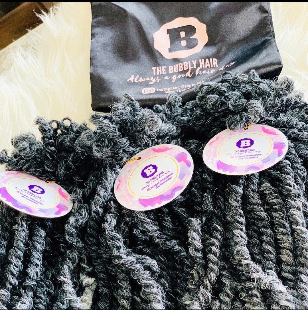 Hand Twisted Crochet Twists in T-gray - Etsy