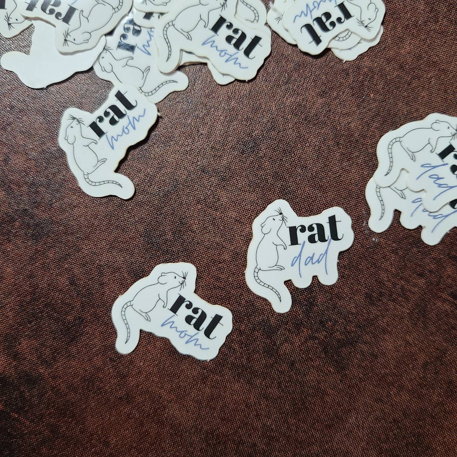 Rat Mom Rat Dad Rat Owner Stickers Pet Rat Stickers Pet | Etsy