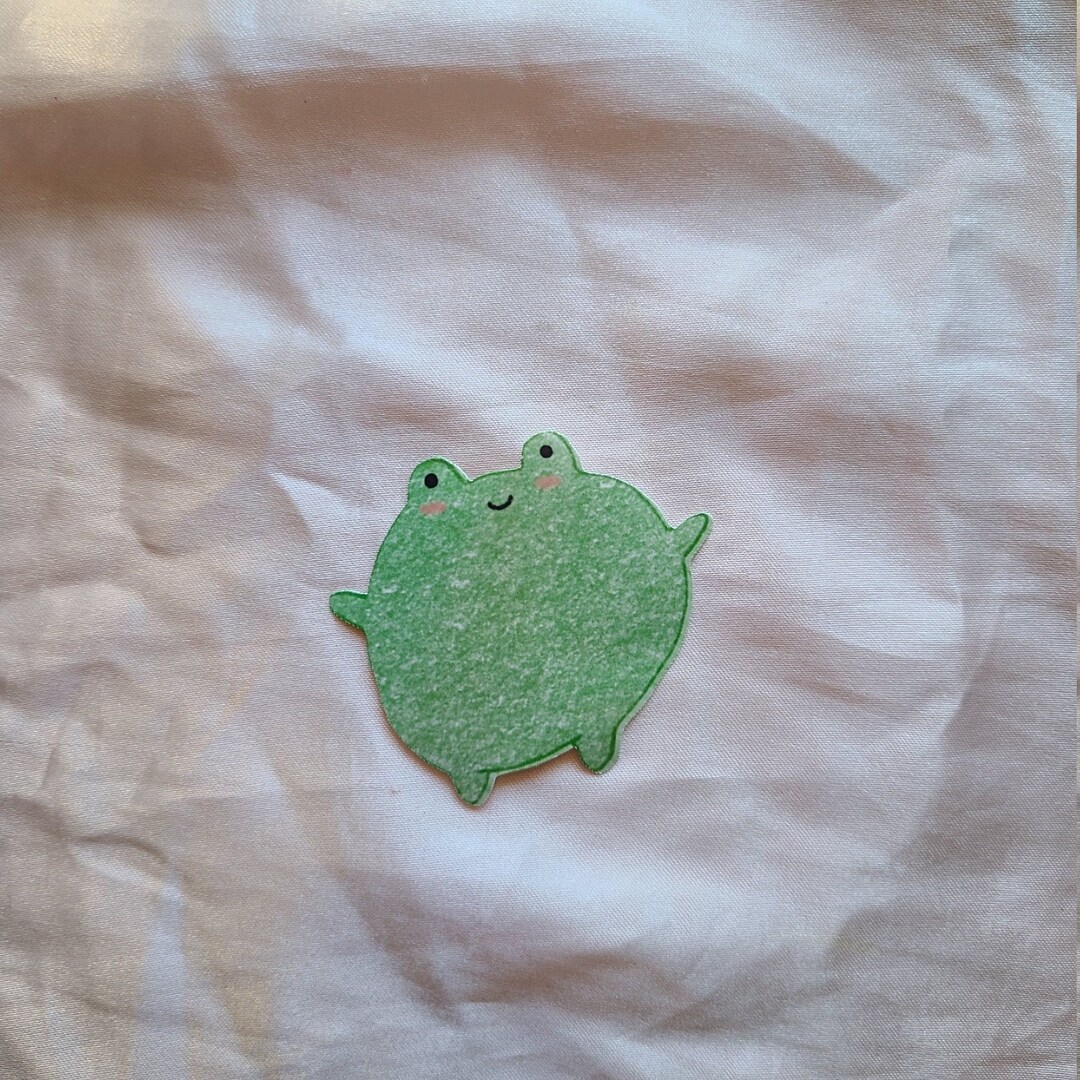 Frog Sticker, Frog Art, Cute Frog Sticker, Hydroflask Sticker, Man I ...