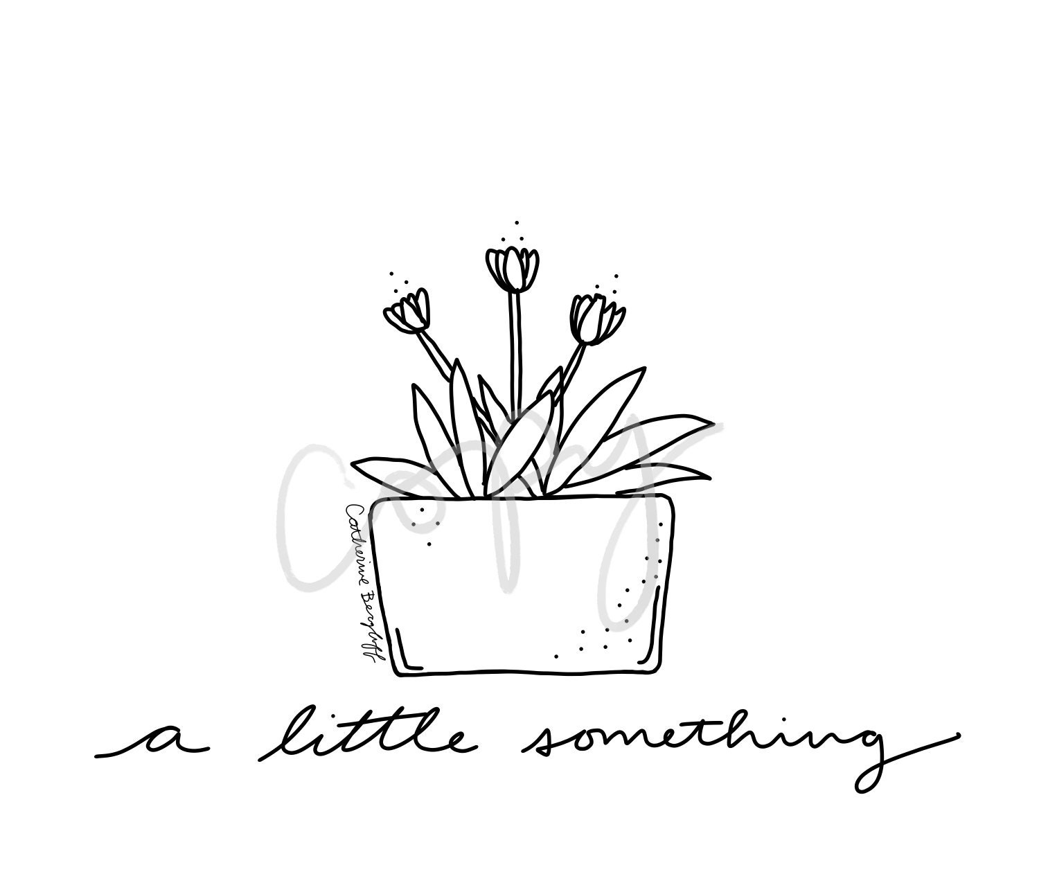 Printable, Color Your Own Floral Card | Simple Floral Coloring Page ...