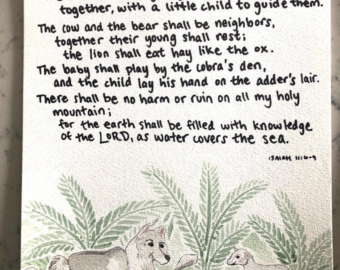 Mustard Seed Parable Scripture Art Print; Catechesis of the Good ...