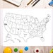 Printable United States Coloring Page | United States With Faces for ...