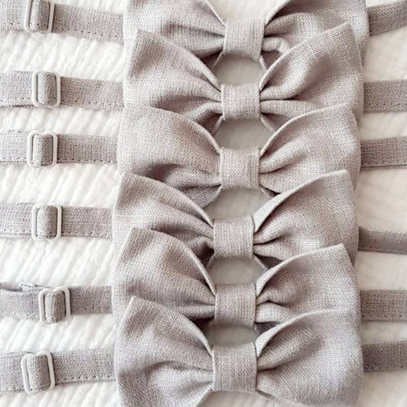 Linen Bow Tie - Etsy