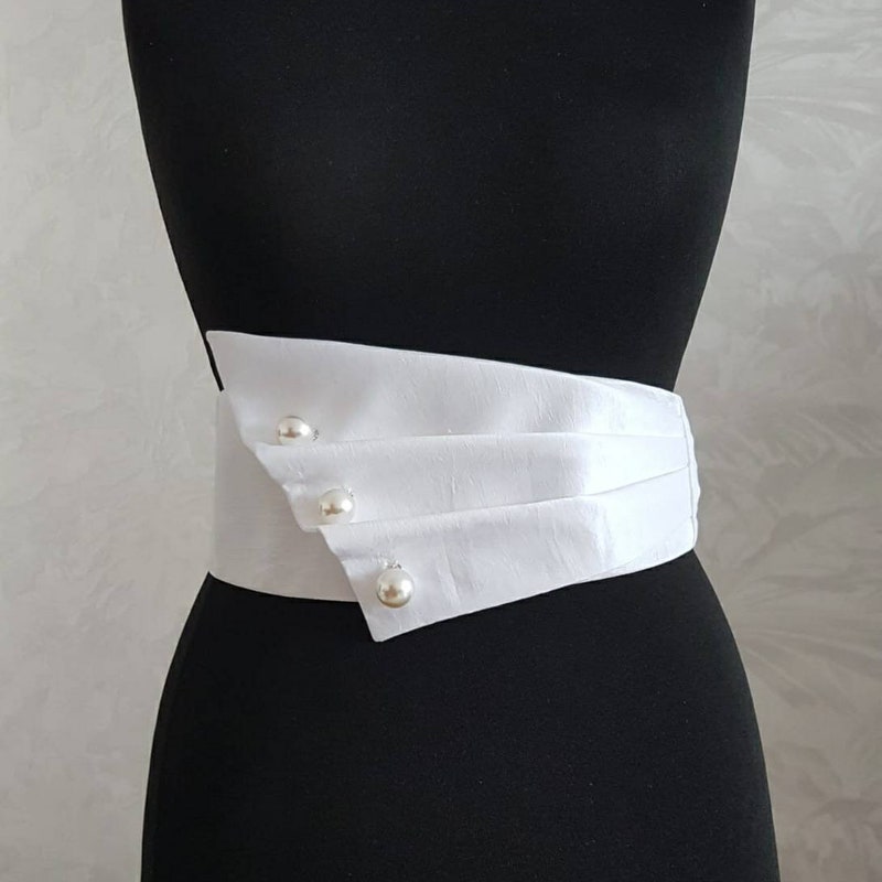 Wide Fabric Belt - Etsy