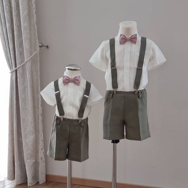 Sage Green Ring Bearer Outfits - Etsy
