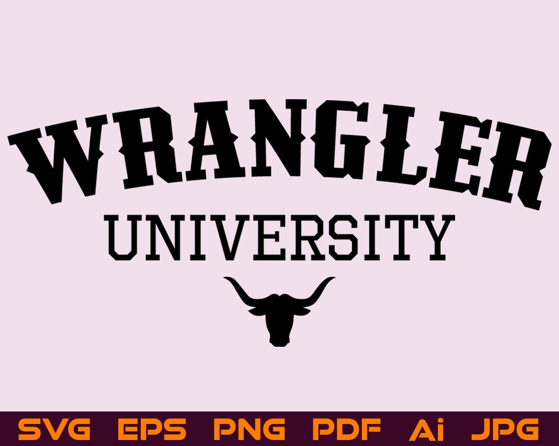 Wrangler SVG Cut Files for Cricut Space Illustration Vector - Etsy