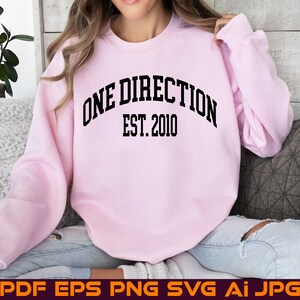 One Direction SVG Instant Digital Download - Etsy