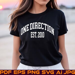One Direction SVG Instant Digital Download - Etsy