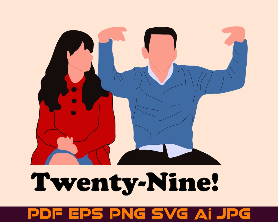 New Girl 29 Twenty Nine SVG PNG Schmidt Jessica Birthday Topper ...