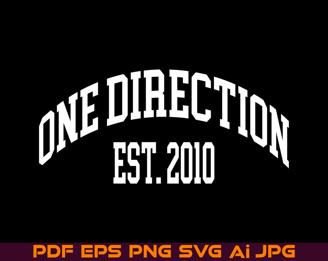 One Direction SVG Instant Digital Download - Etsy