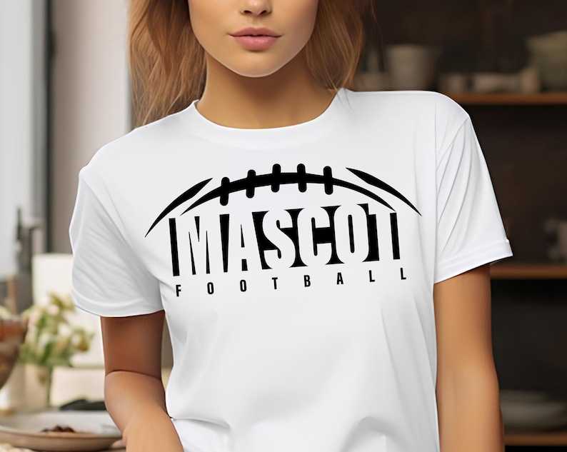 Football Team Shirt Mascot Template Svg Cricut Cut File, Football Team ...