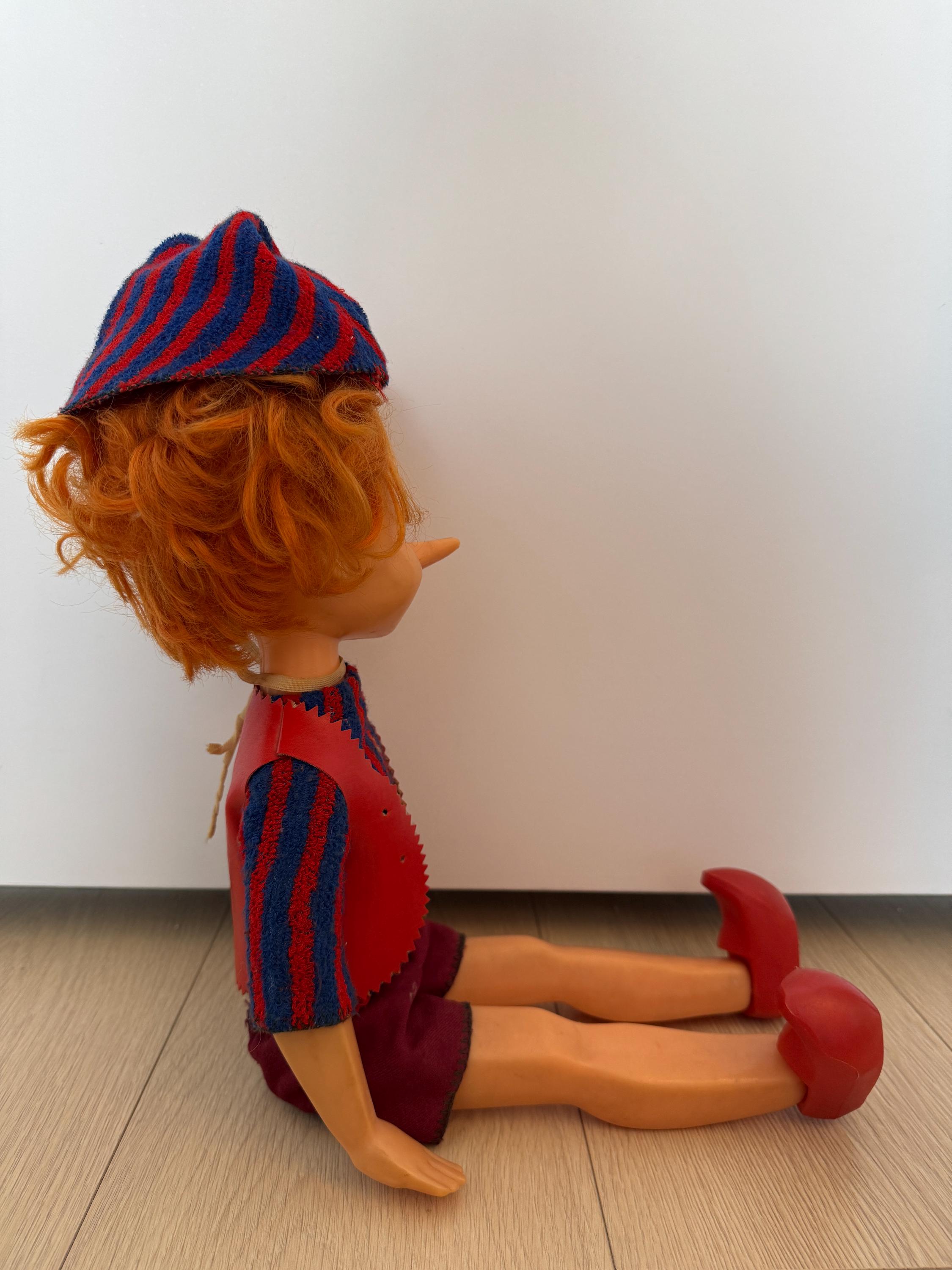 Pinocchio Buratino Soviet Doll, Pinocchio Vintage Toy on Joints, Made ...