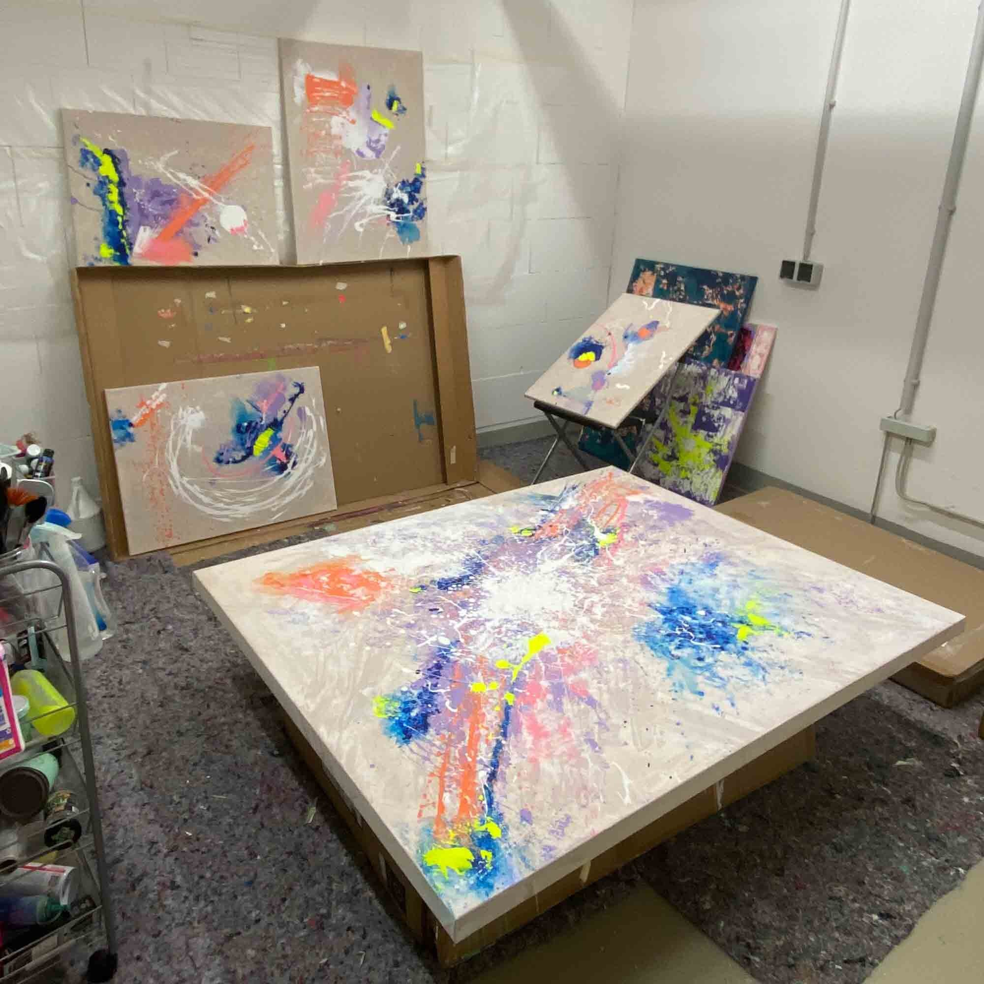 50 X 70 Cm Canvas REWARD / Hand-painted Unique - Etsy