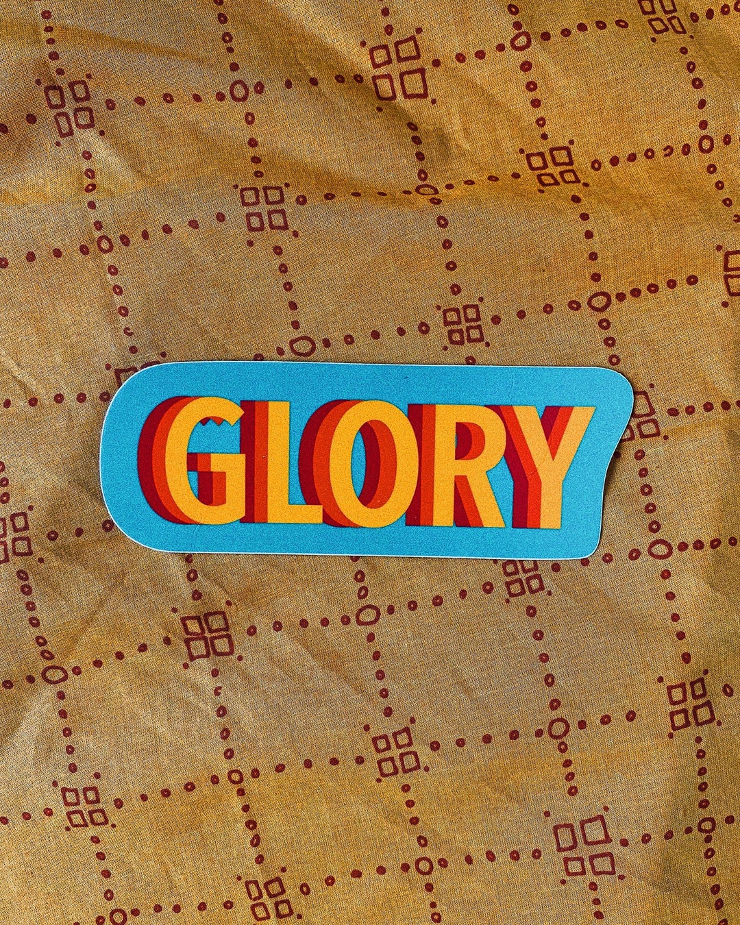Retro Christian Sticker - Glory Sticker - Faith Sticker - Laptop ...