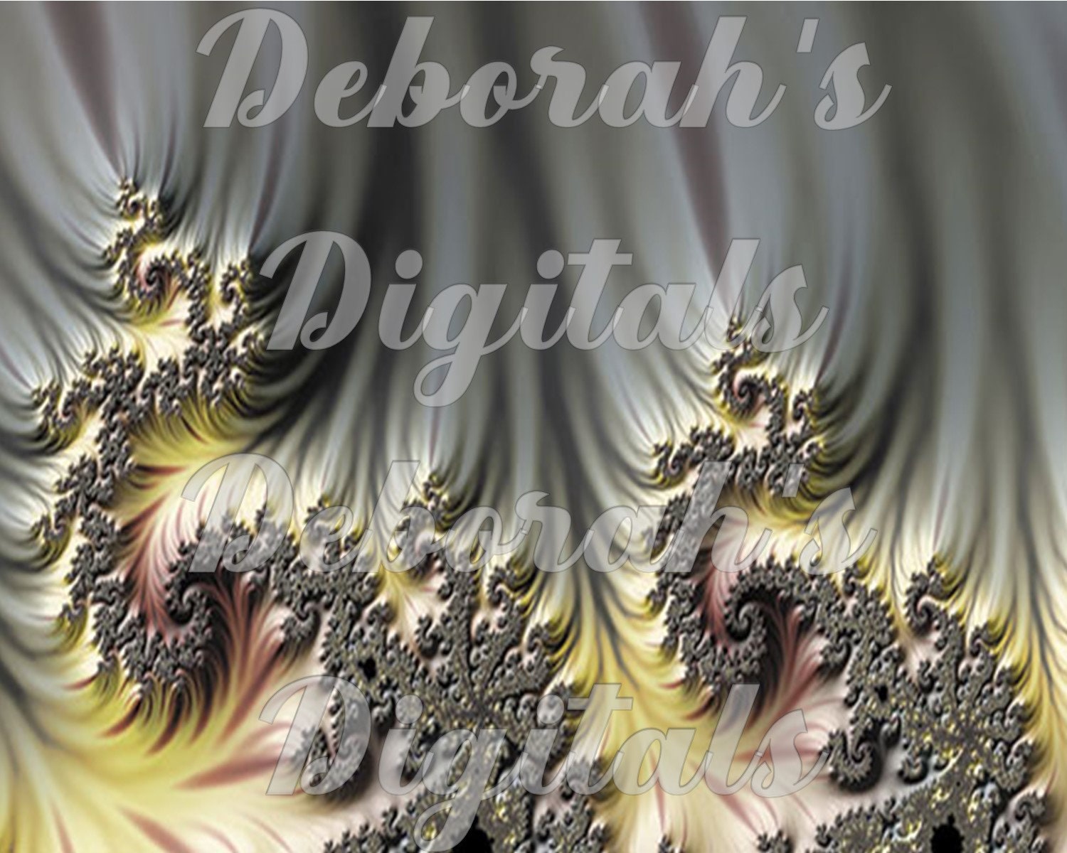 Fractal Wall Art, Fractal Wall Decor, Abstract Wall Art, Abstract Wall ...