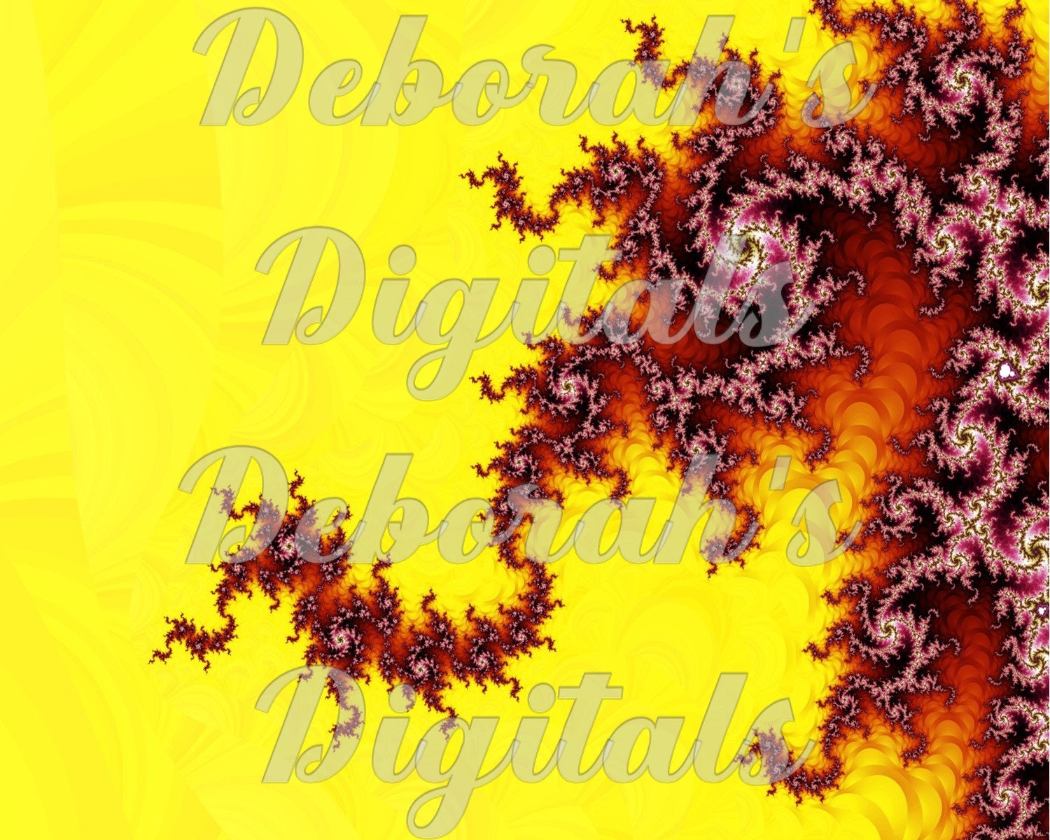 Fractal Wall Art, Fractal Wall Decor, Abstract Wall Art, Abstract Wall ...