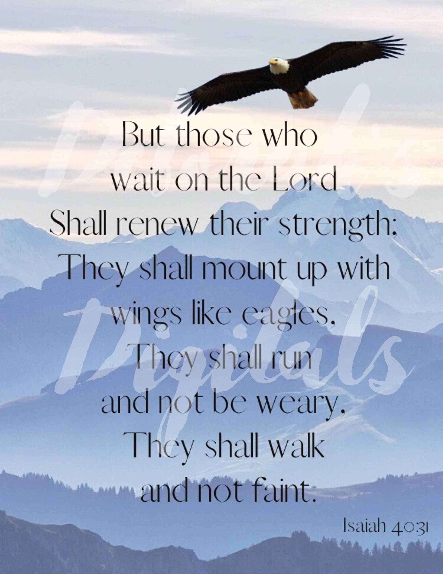 Those Who Wait on the Lord, Prayer Journal, Bible Journal, Scripture ...