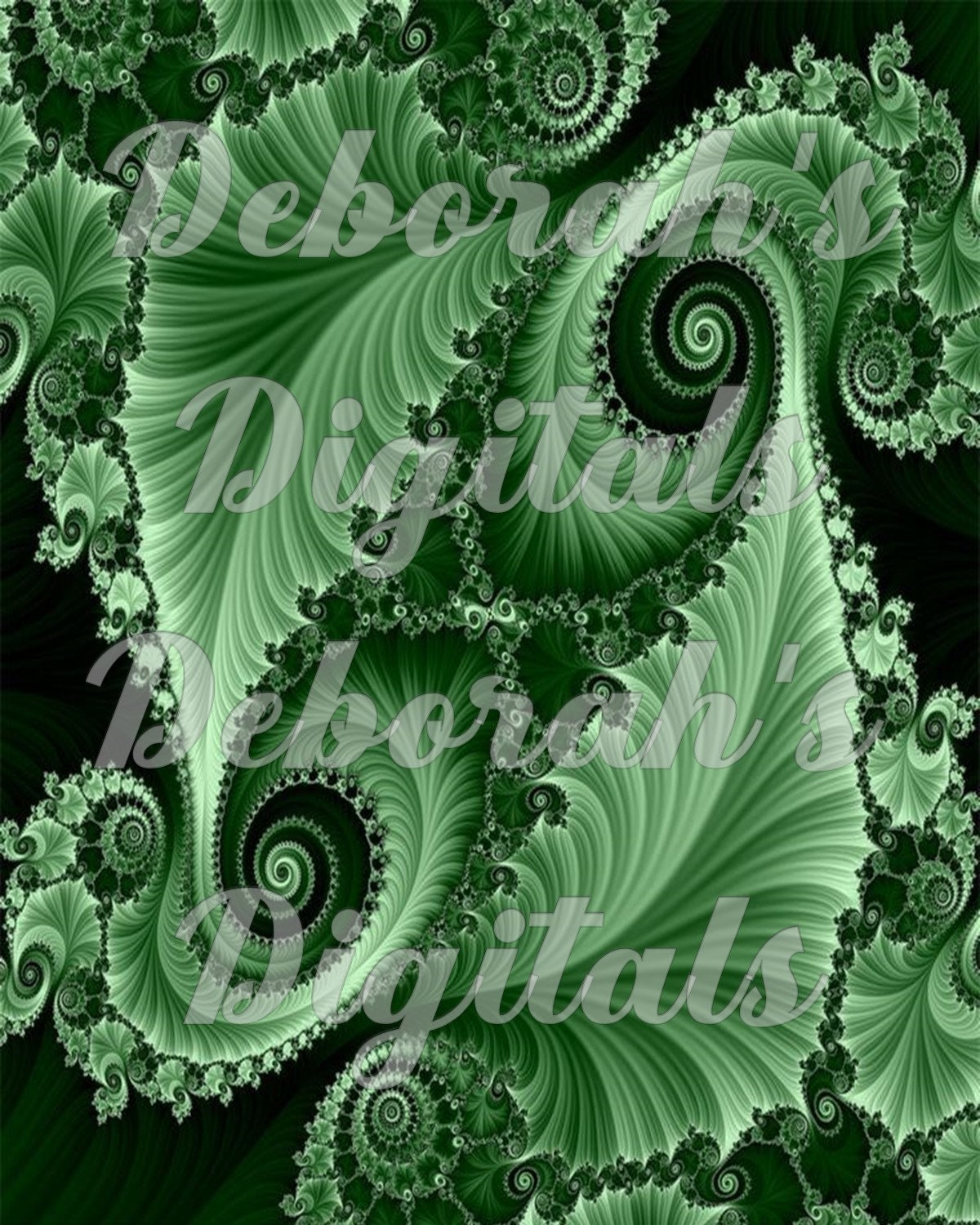 Fractal Wall Art, Fractal Wall Decor, Abstract Wall Art, Abstract Wall ...