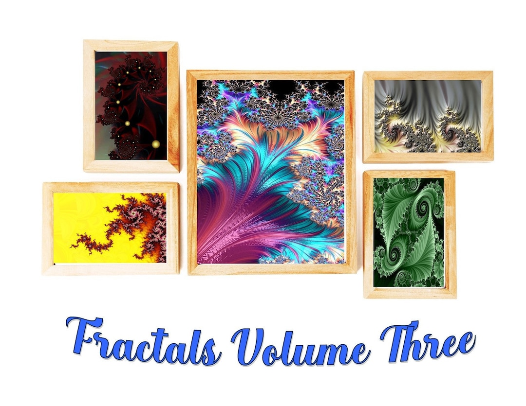 Fractal Wall Art, Fractal Wall Decor, Abstract Wall Art, Abstract Wall ...