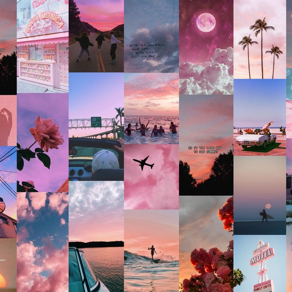 Summer Wall Collage - Etsy