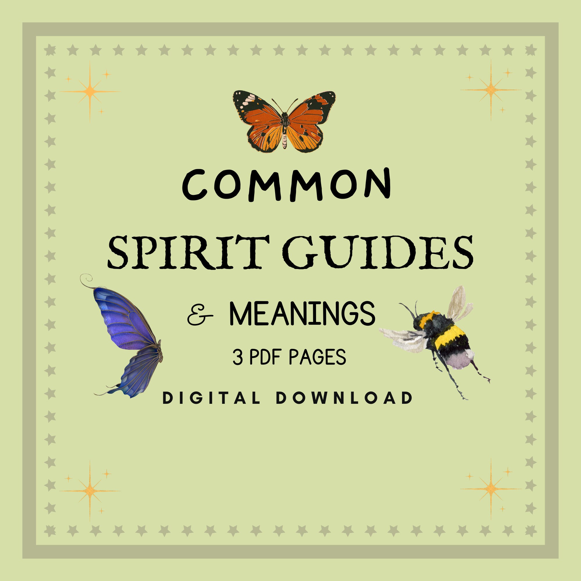 Common Spirit Guides, Spirit Guides, Animal Spirit Guides, Insect ...