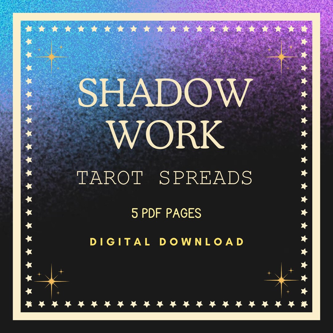 Shadow Work Tarot Spreads, Shadow Work, Inner Child Healing, Tarot ...