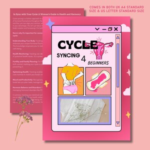 Cycle Syncing Cheat Sheet, Cycle Syncing, Menstruation, Cycle Syncing Guide for Beginners ...