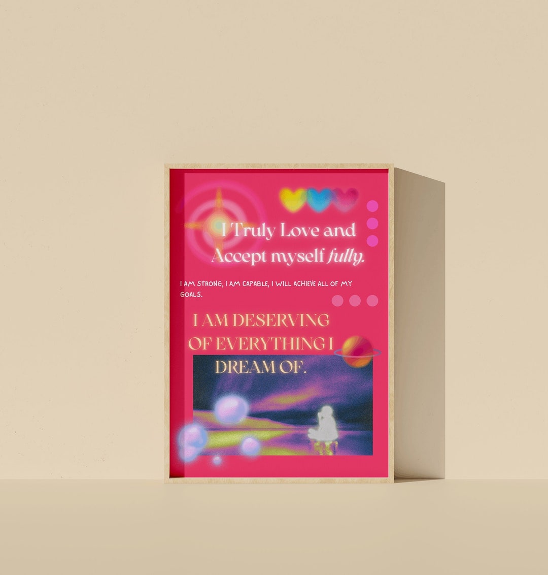 Affirmation Poster Collection, Room Decor, Spiritual Art Prints ...