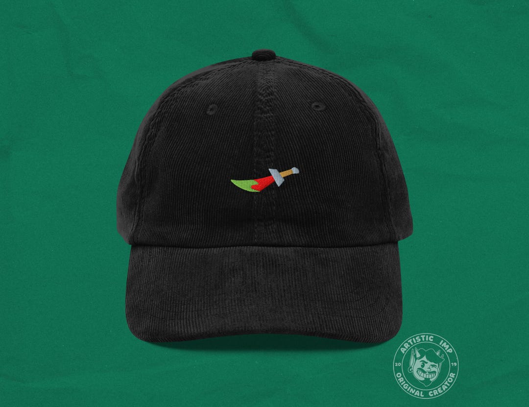 Osrs Dragon Dagger, Embroidered Gaming Hat, Old School Runescape, Gamer ...