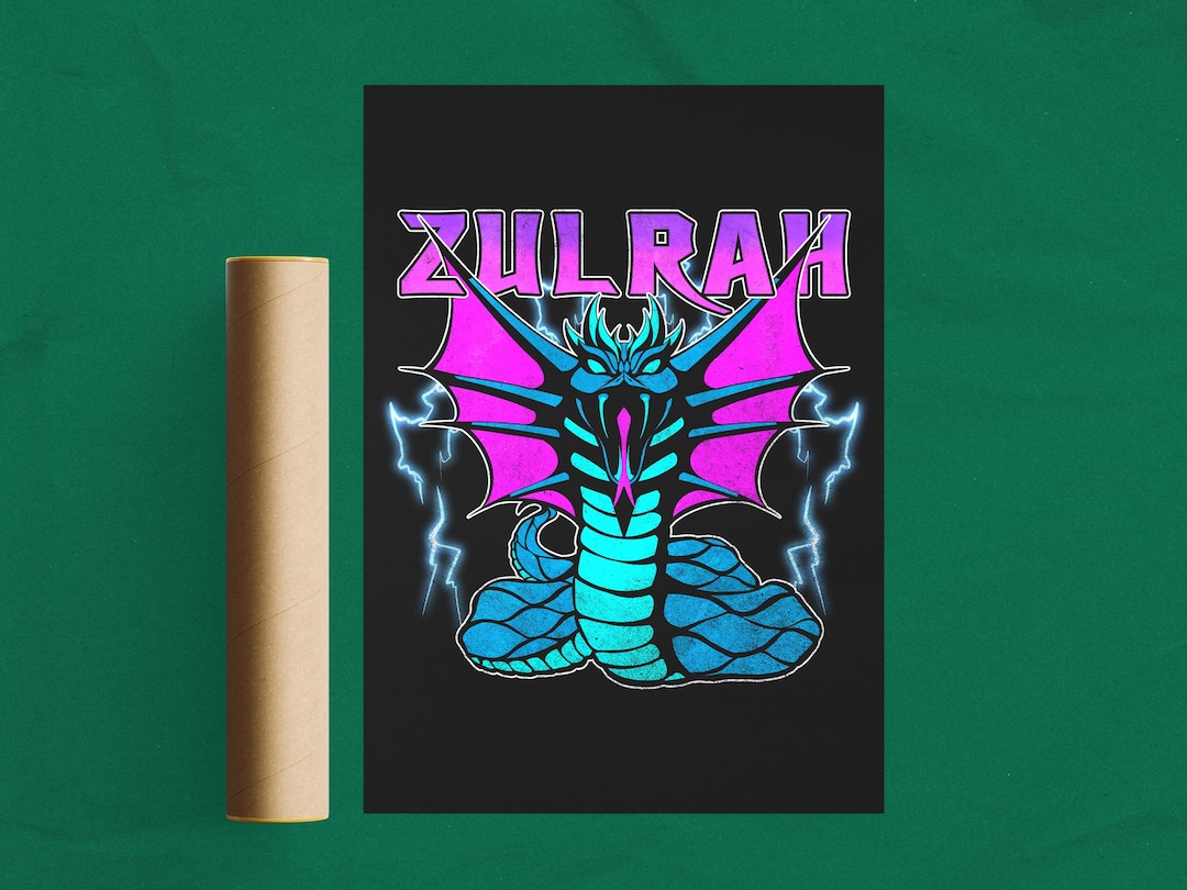 Zulrah Poster: Old School Runescape Gaming Room Art Print - Etsy