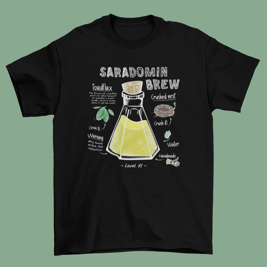 Sara Brew Recipe - Classic T-shirt - Osrs T-shirt - Top Gaming Fashion ...
