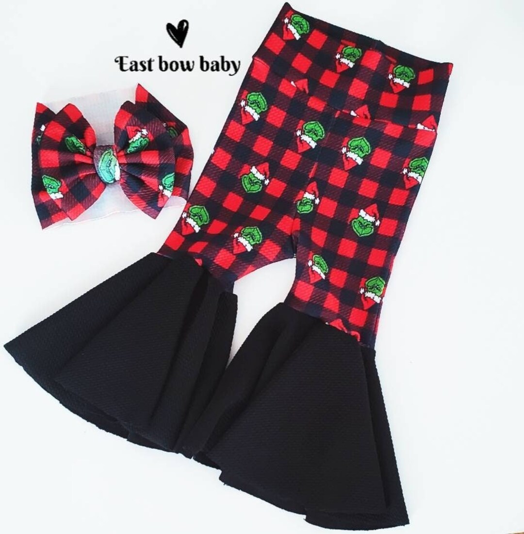 Grnchmas Bell Bottom Set, Christmas Bell Bottoms, Holiday Bell Bottoms ...