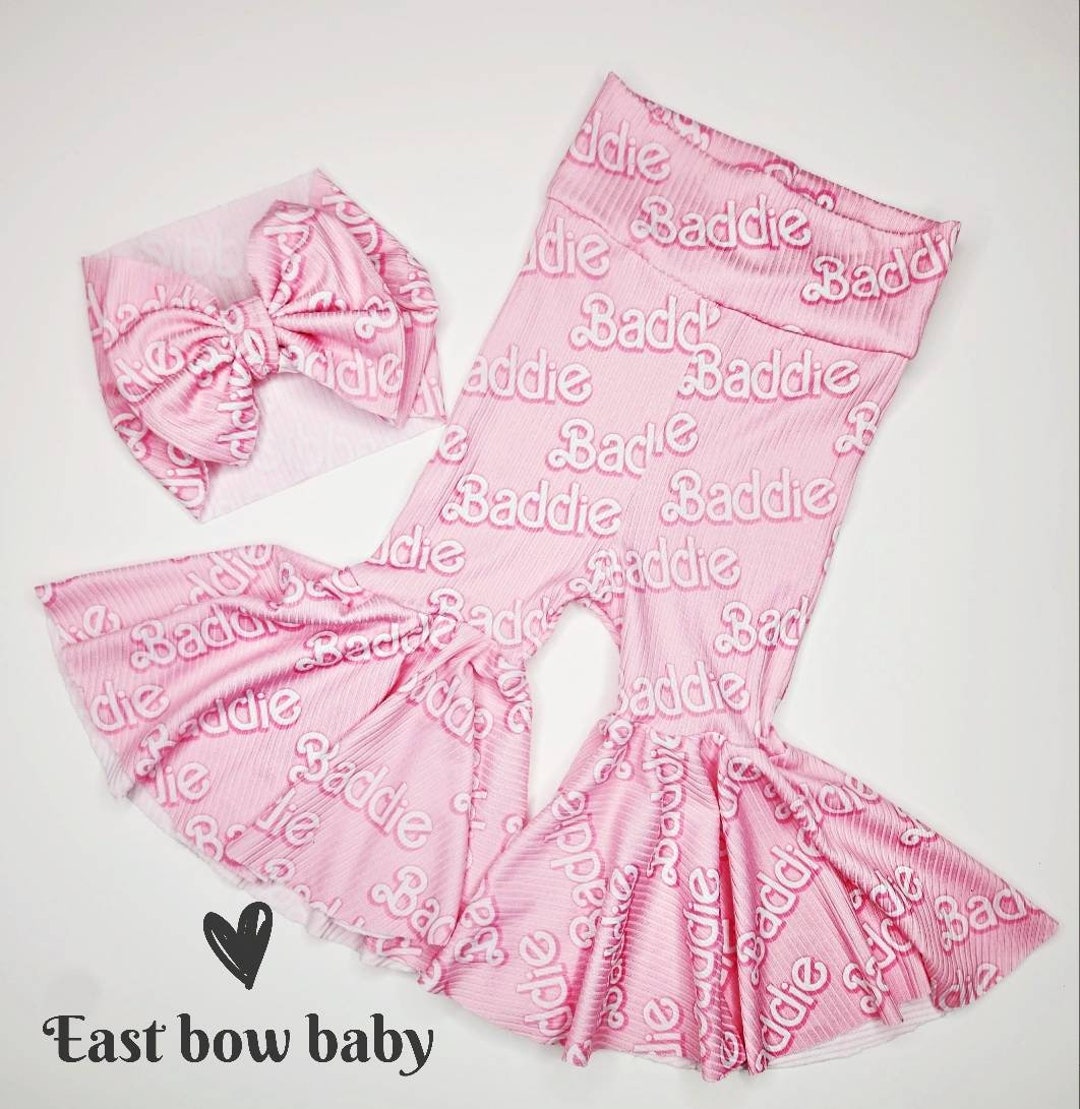 Baddie Rib Knit Valentines Day Set, Baddie Bellbottom Set, Baddie ...