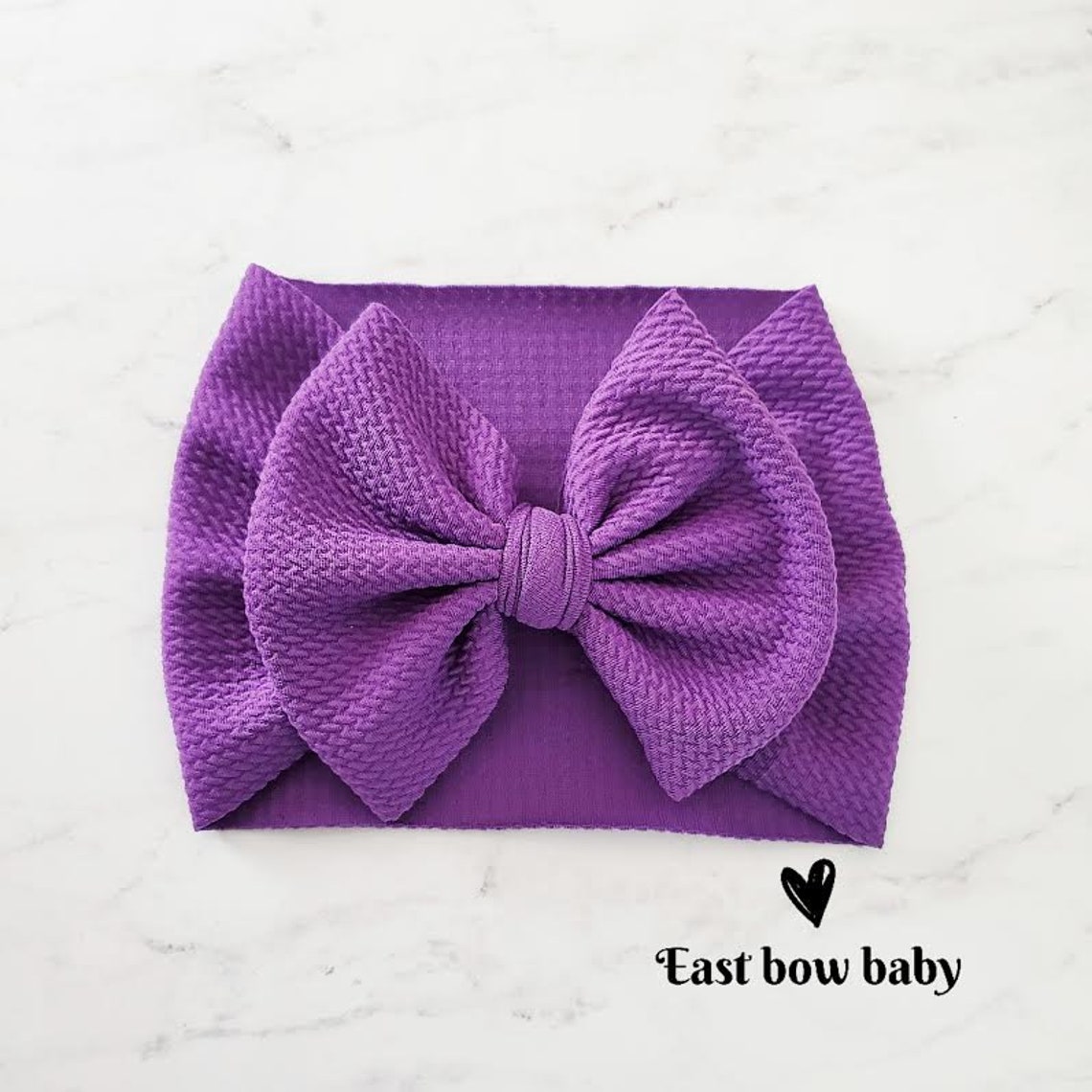 Fiocco viola Fiocco bambino Arco Turban Arco Topknot - Etsy Italia