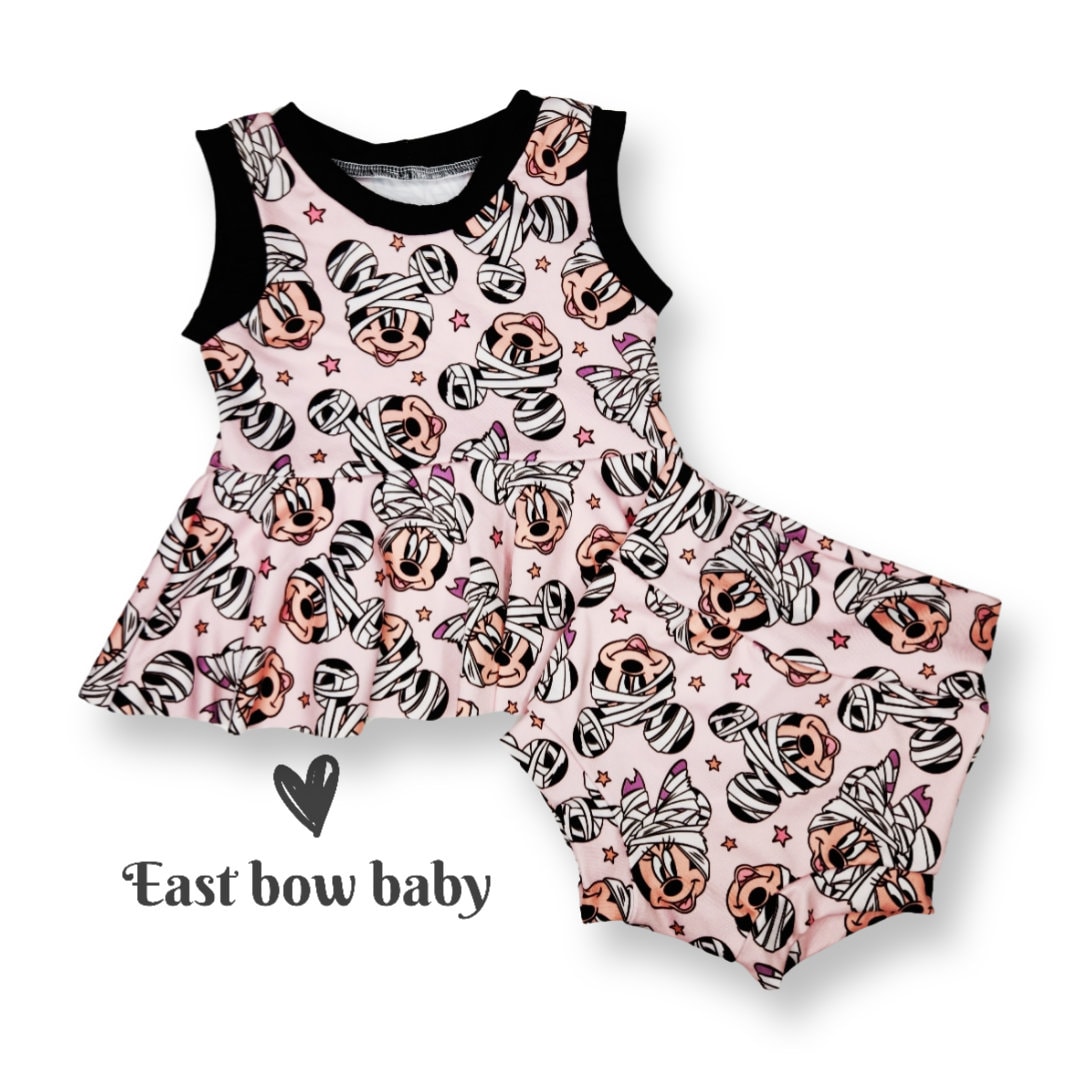 Mickey and Minnie Mouse Mummy Outfit, Minnie Halloween, Mickey ...