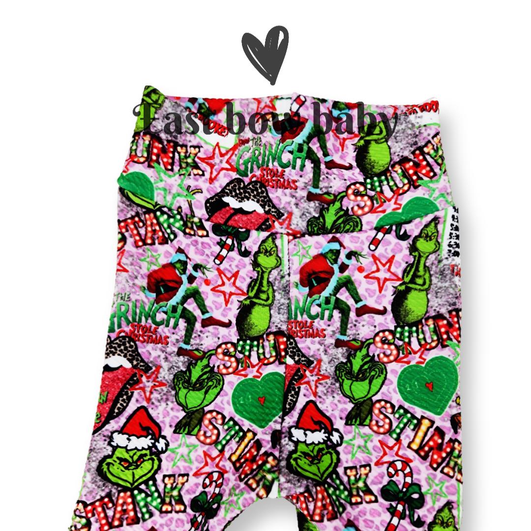 Grinch Bellbottom, Grinch Holiday Bells, Grinchmas Flares, Grinch Girls ...