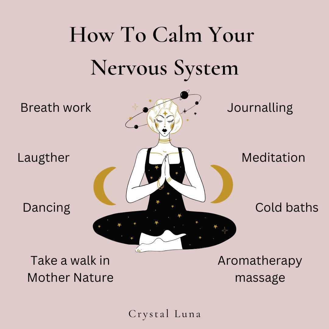 How to Calm Your Nervous System - Etsy