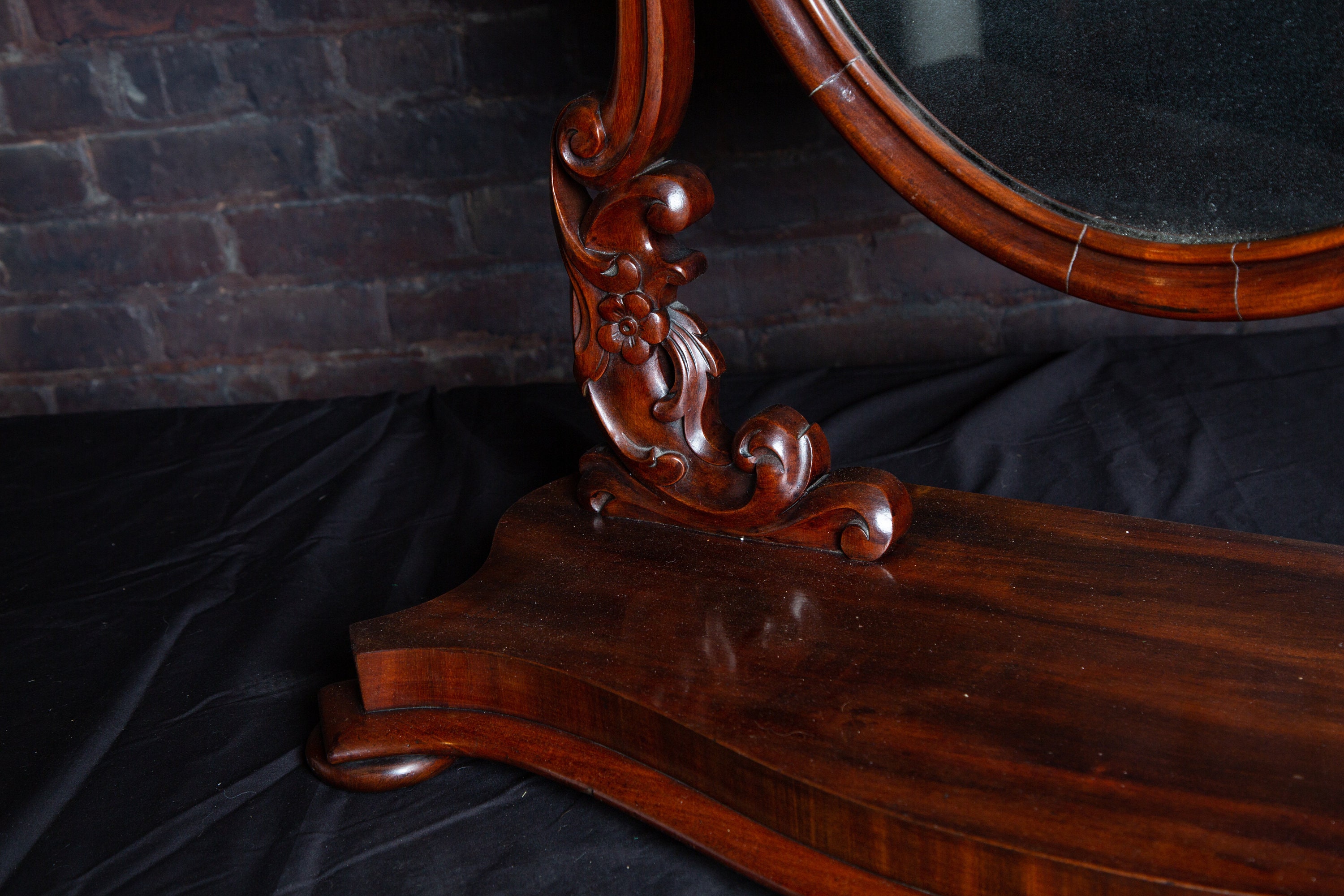 Victorian Mahogany Dressing Table Mirror, Dresser Mirror, Toilet Mirror ...