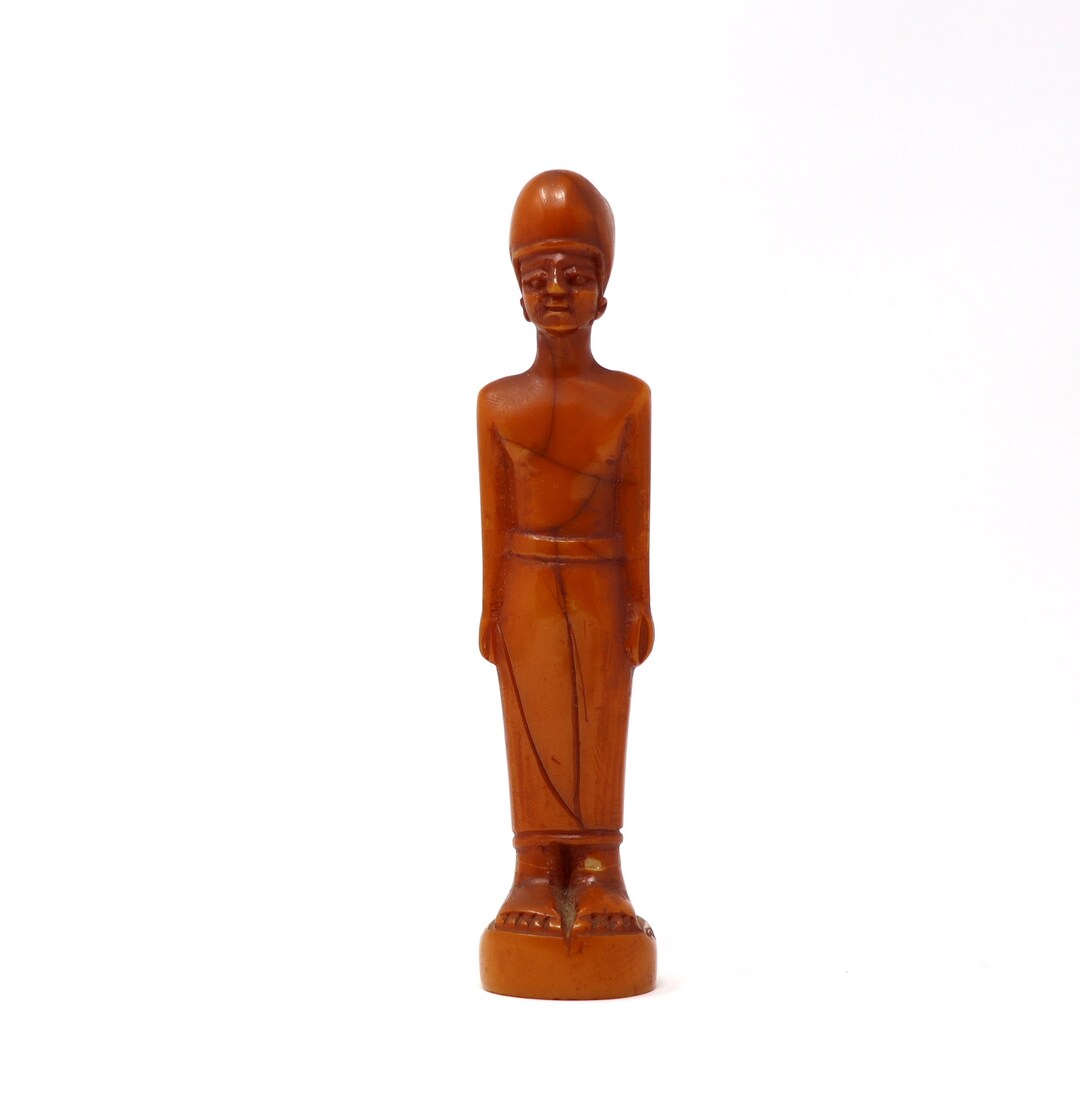 Vintage Egyptian Revival Bakelite Miniature Figurine - Etsy