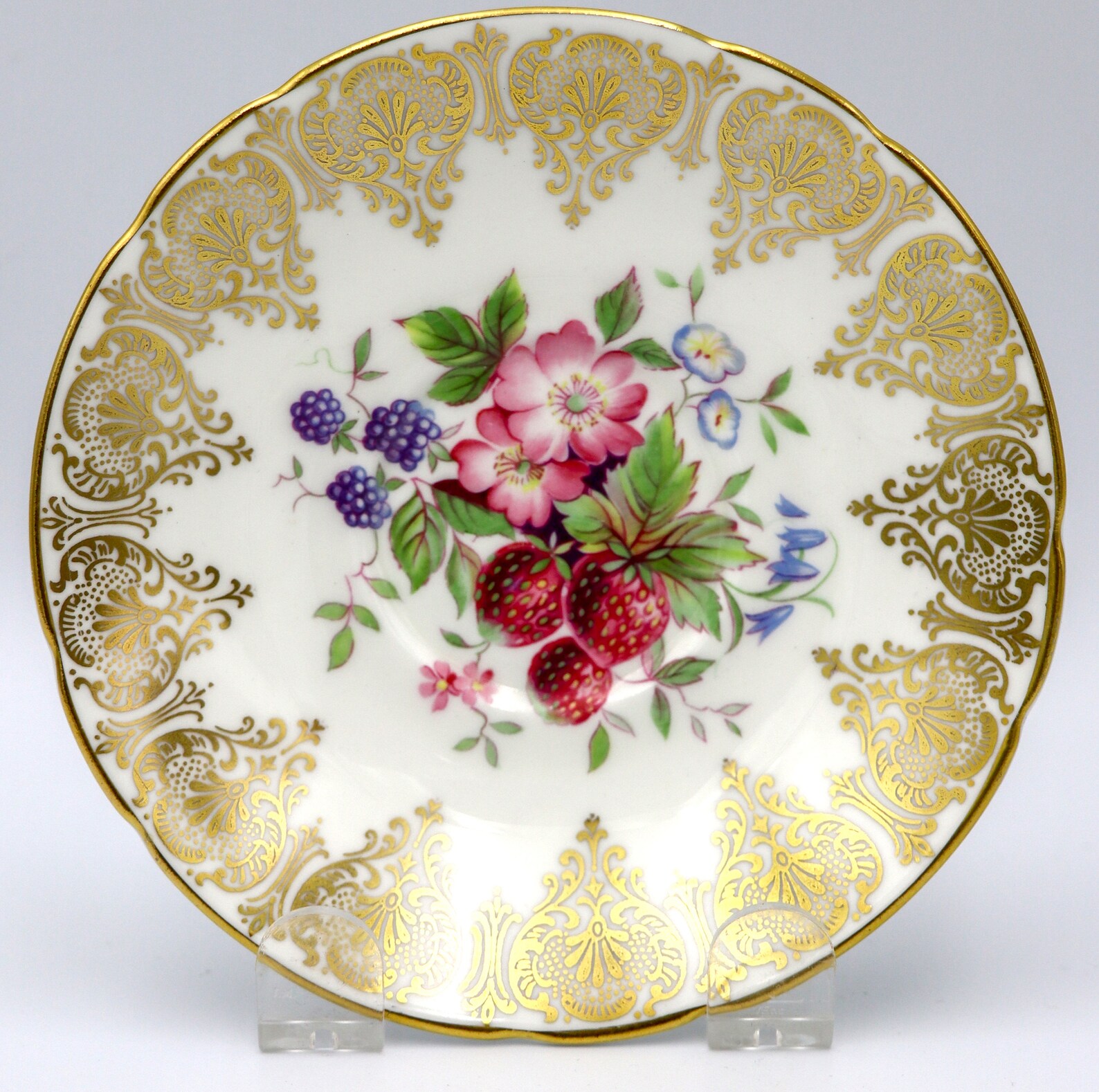 Stunning Rare Paragon Gold Gilt Fruit & Strawberry Orchard Tea Cup ...