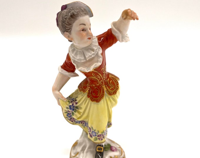 19th Century Meissen Porcelain Dancing Lady Figurine - Etsy