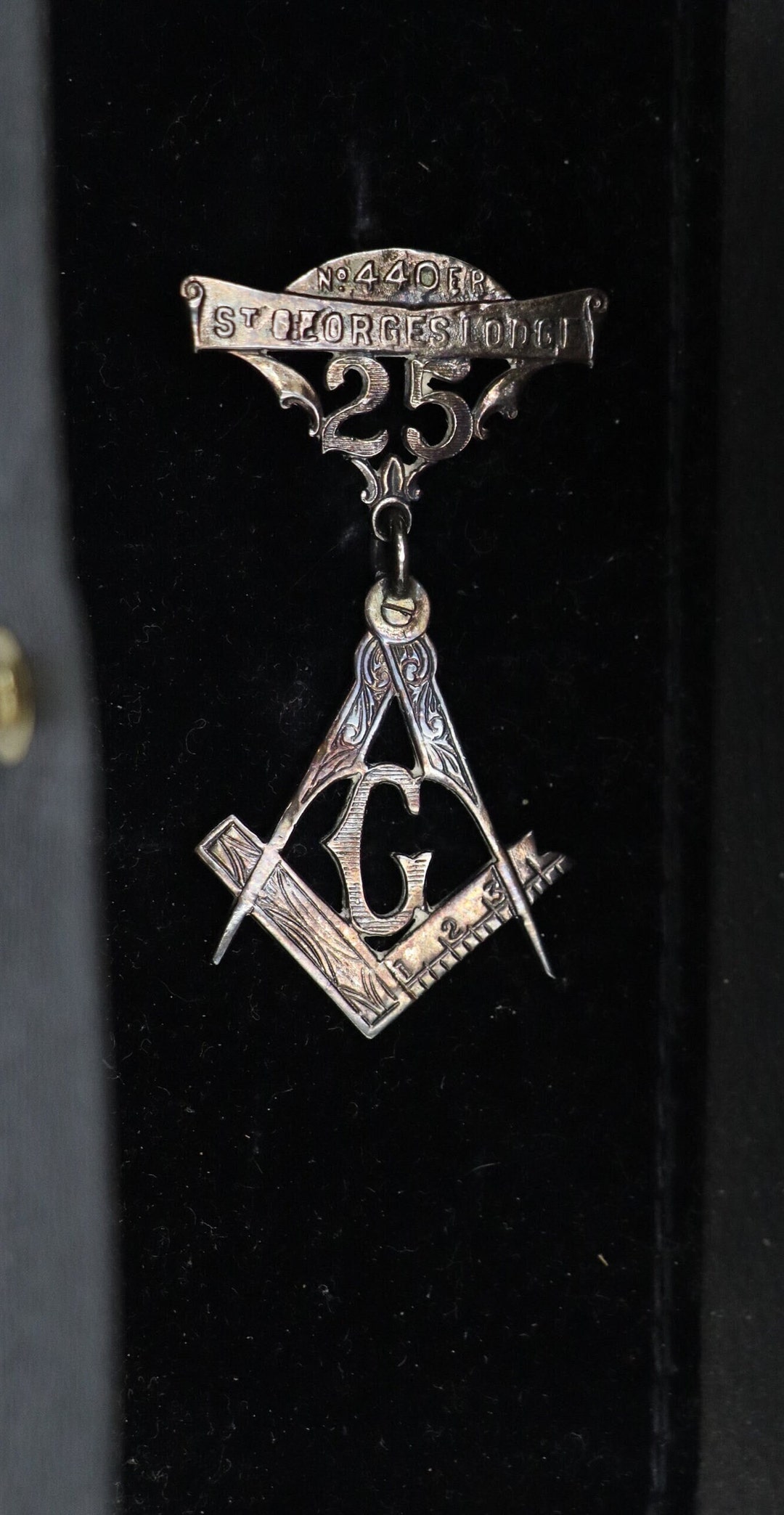 Masonic Silver Pin Silver Freemason Mason Pin - Etsy