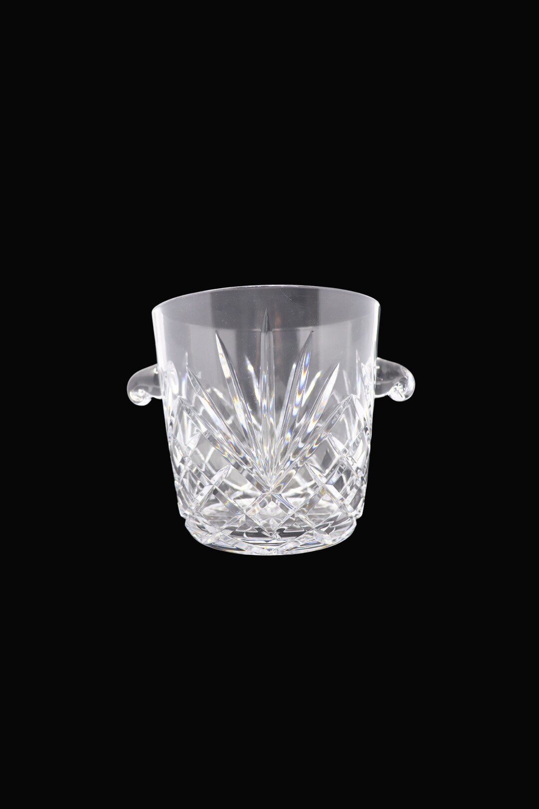 Hand Cut Crystal Ice Bucket Vintage Lead Crystal Bucket W/ - Etsy