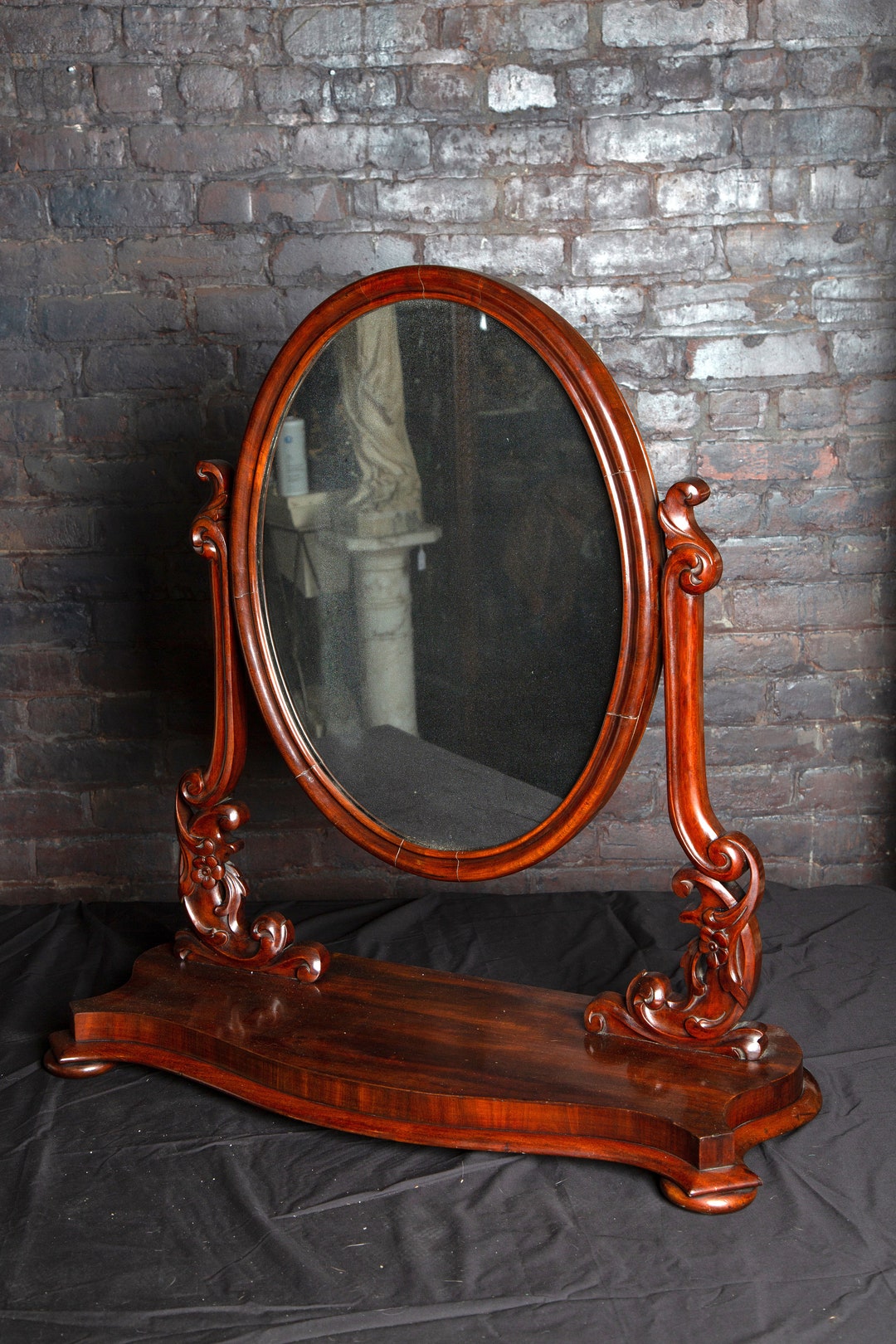 Victorian Mahogany Dressing Table Mirror, Dresser Mirror, Toilet Mirror ...