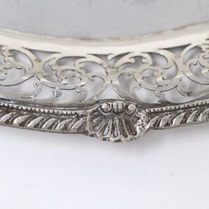 Vintage Turkish Silver Tray W/ Tea Glasses & Silver Saucers/plates, Set ...