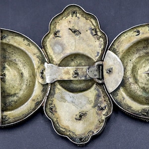 Ottoman Turkish Silver Filigree Girdle Clasp, Handmade Ottoman Turkish ...