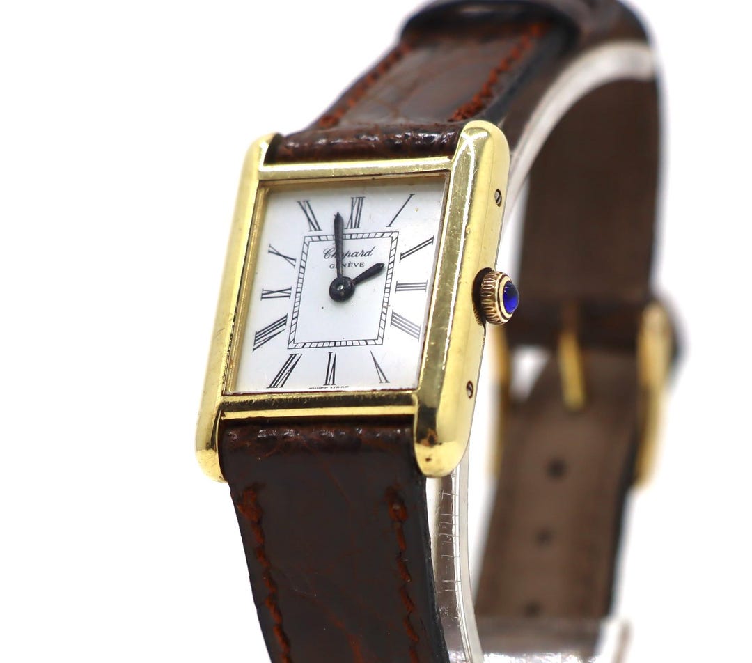 Chopard Tank 18K Gold Women's Watch - Etsy