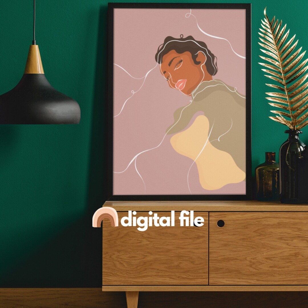 Printable Black Art, Instant Download, Black Art, Black Woman, Black ...